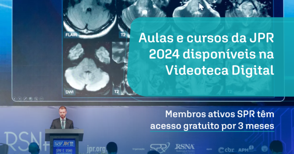 Aulas da JPR 2024 disponíveis na Videoteca Digital